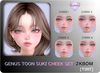 Second Life Marketplace - {keitoto} [GENUS MORPH TOON] CHEEK SET 2K BOM [TINT]